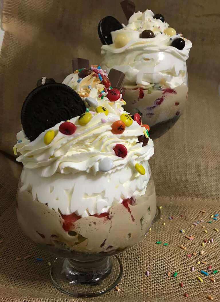 Früchte-Eis-Dessert im Glas aus dem Thermomix - Thermomix Rezepte